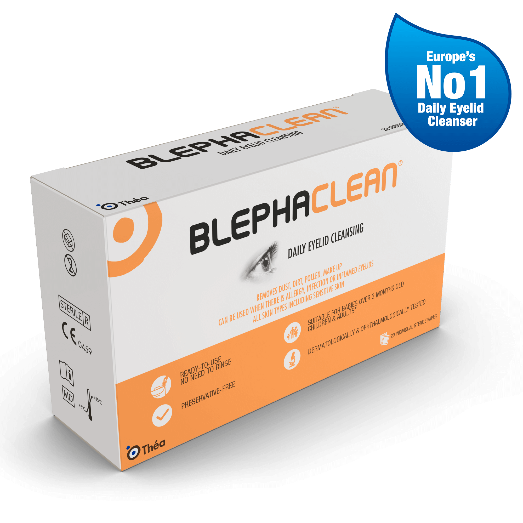 Blephaclean Eye Wipes | ThéaPharma