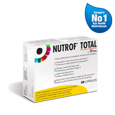 Nutrof Total for Eye Health - ThéaPharma, Ireland's No.1 brand for eye care