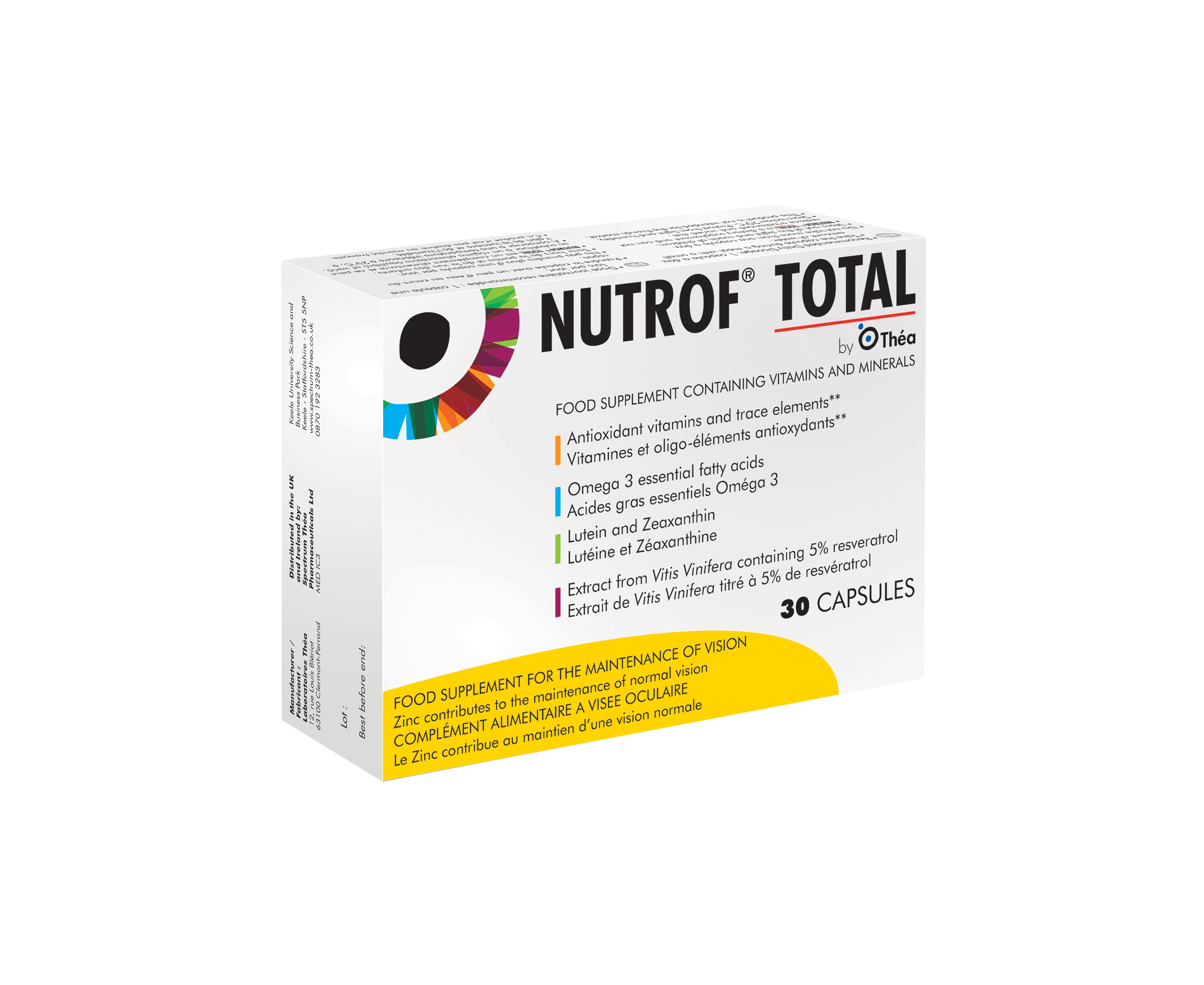 Nutrof Total for Eye Health - ThéaPharma, Ireland's No.1 brand for eye care